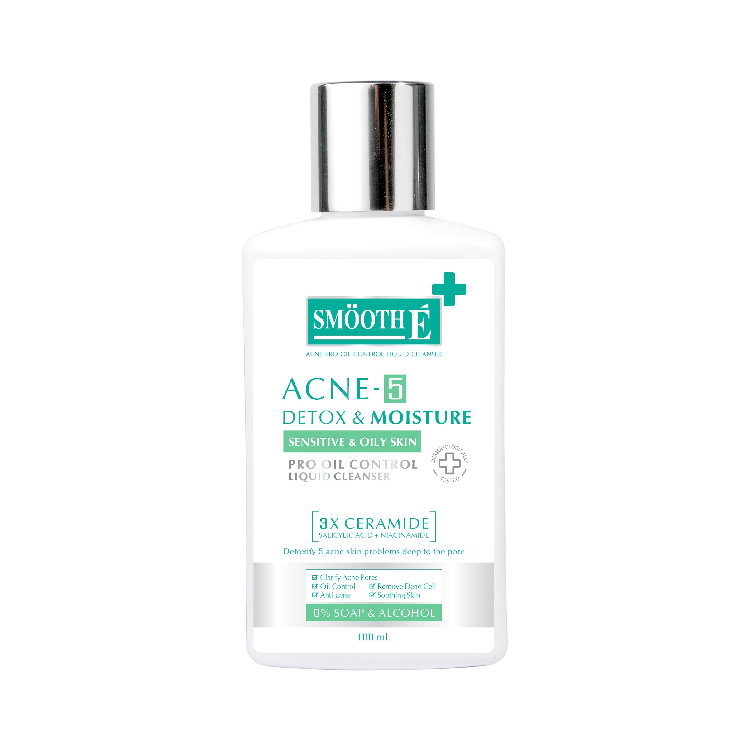 Smooth E Acne-5 Detox & Moisture Liquid Cleanser