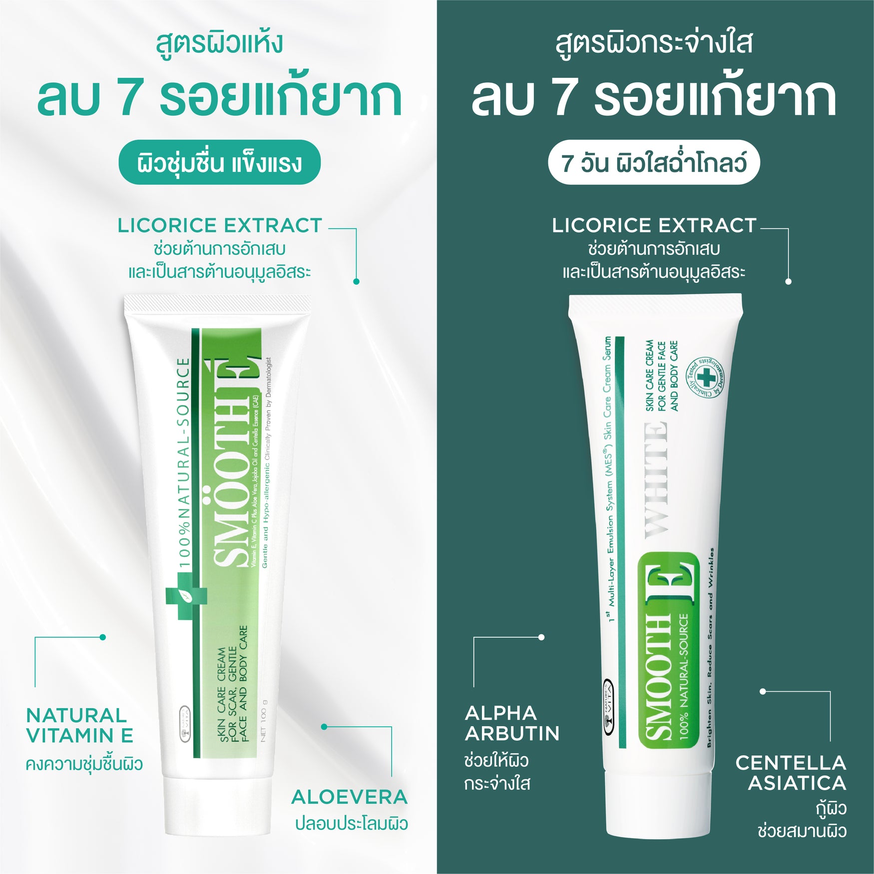 Smooth E Cream Plus White
