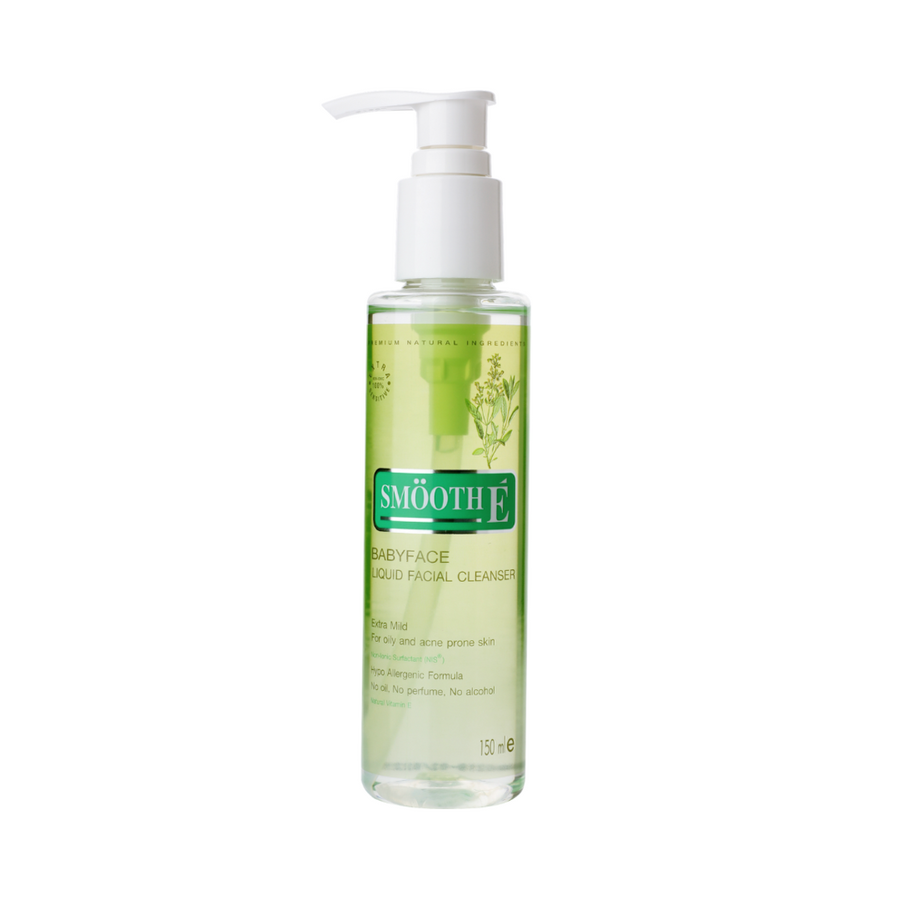 Smooth E Extra Mild Babyface Liquid Facial Cleanser